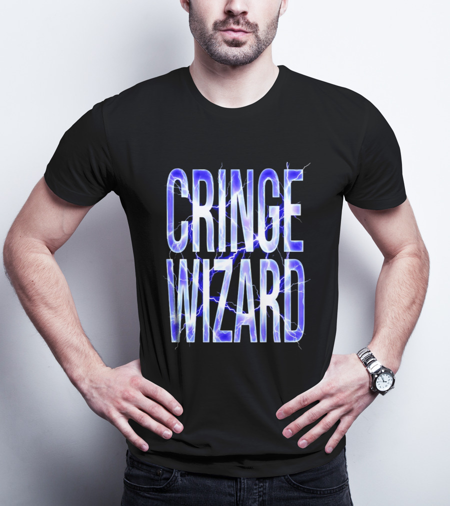 Cringe Wizard Electrified Lightning T-Shirt