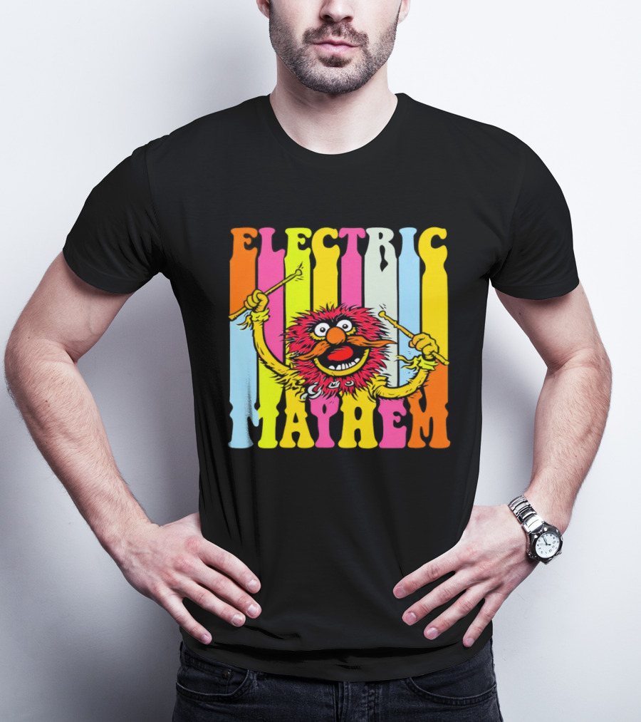 Electric Mayhem Muppets Dr. Teeth Animal Drummer T-Shirt