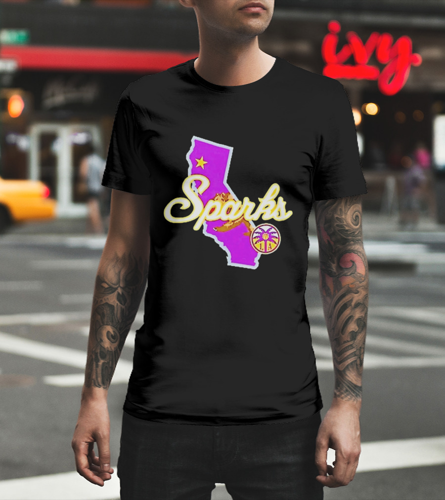 Los Angeles Sparks Hometown 2026 WNBA Draft New Era T-Shirt