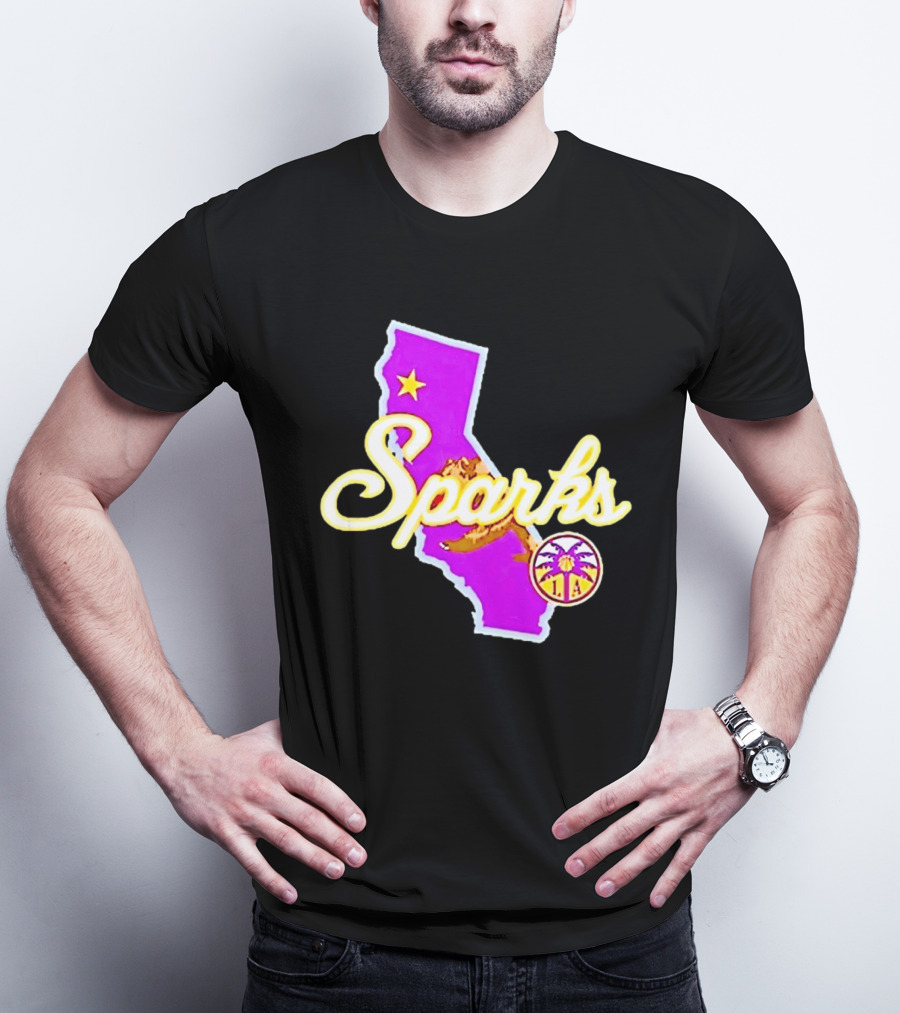Los Angeles Sparks Hometown 2026 WNBA Draft New Era T-Shirt