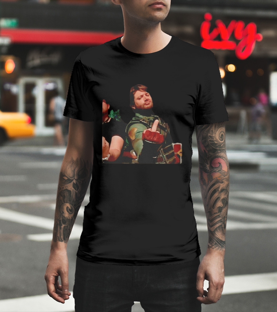 Soldier Boy Middle Finger Humorous The Boys Character Fandom T-Shirt