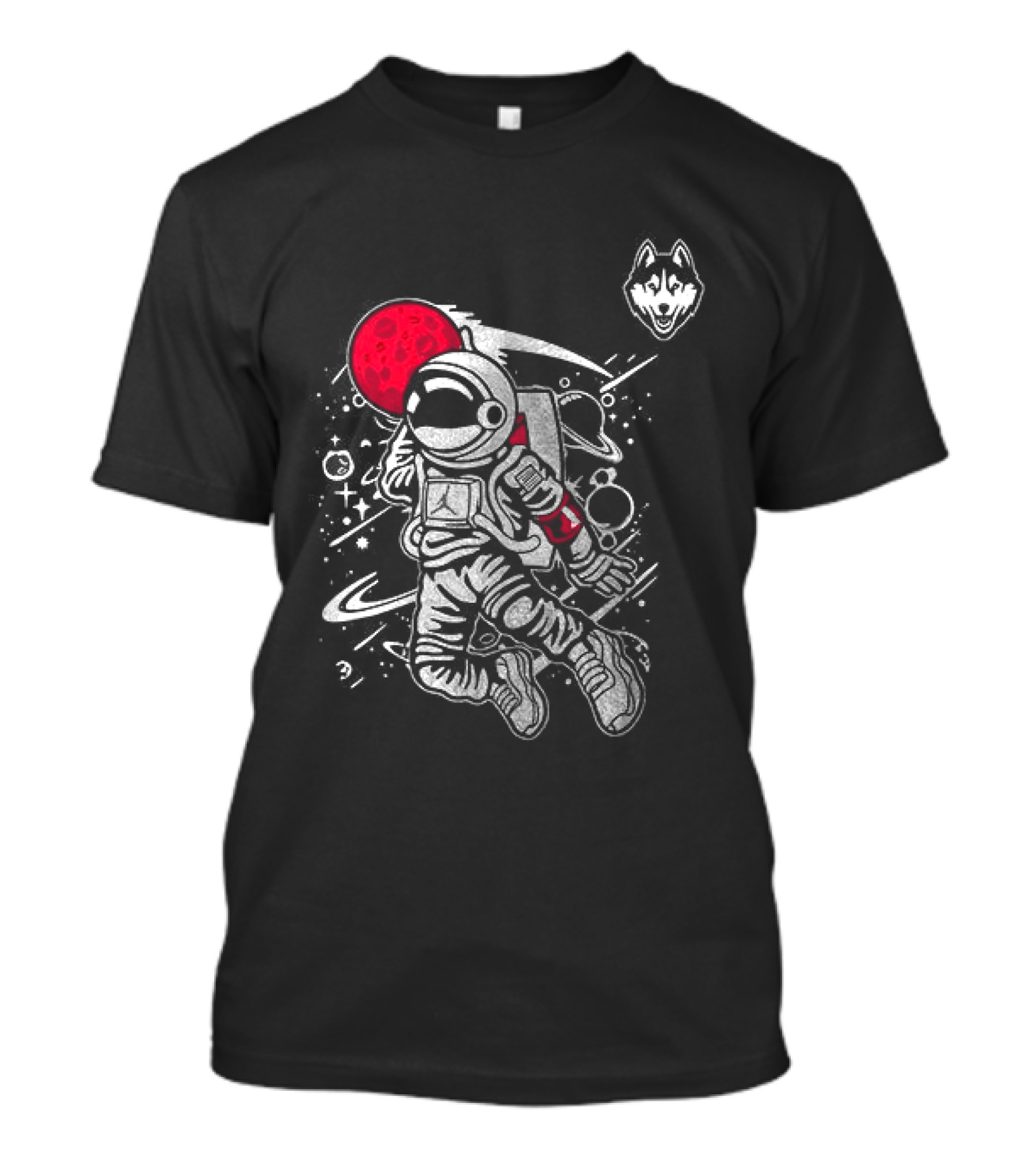 UConn Huskies 2026 Space Astronaut Adventure T-Shirt