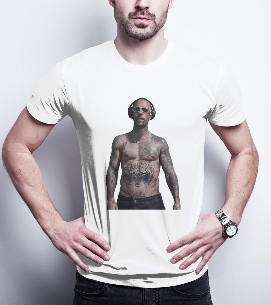 Adam Levine Maroon 5 Smoking Tattoos And Headphones T-Shirt