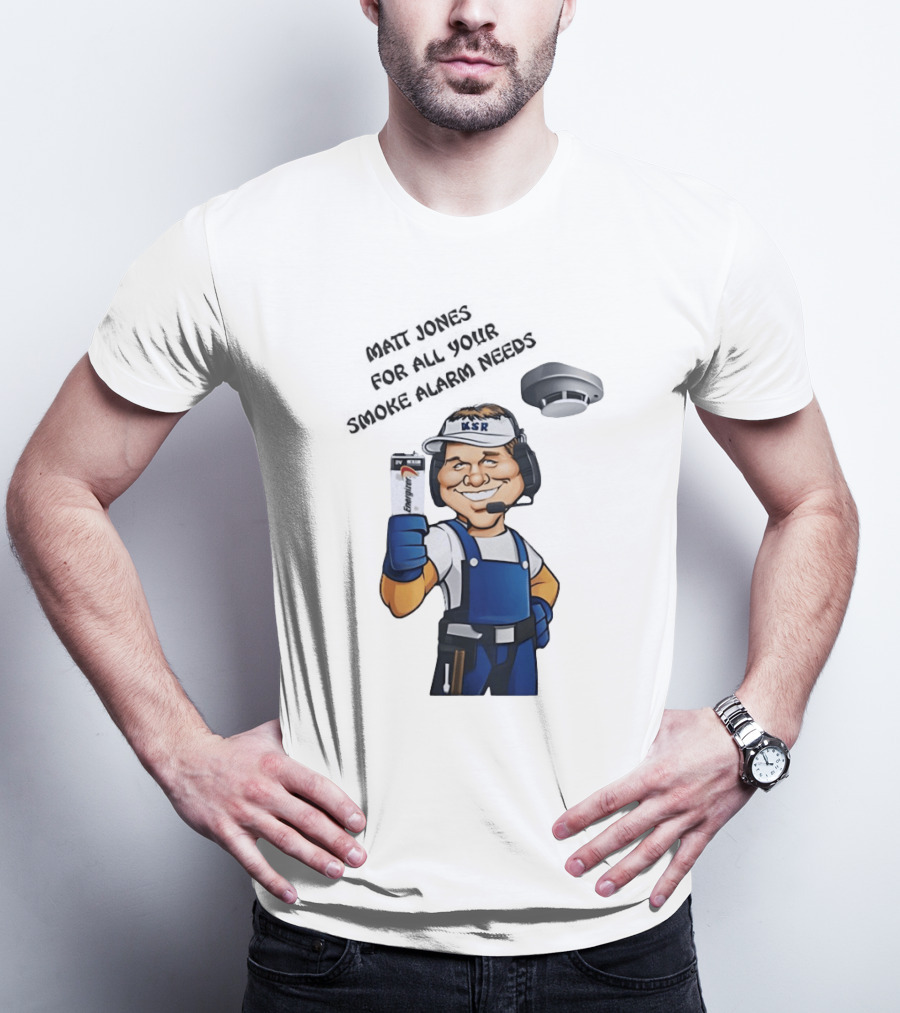 Matt Jones Smoke Alarm Expert KSR Kentucky Sports Radio T-Shirt