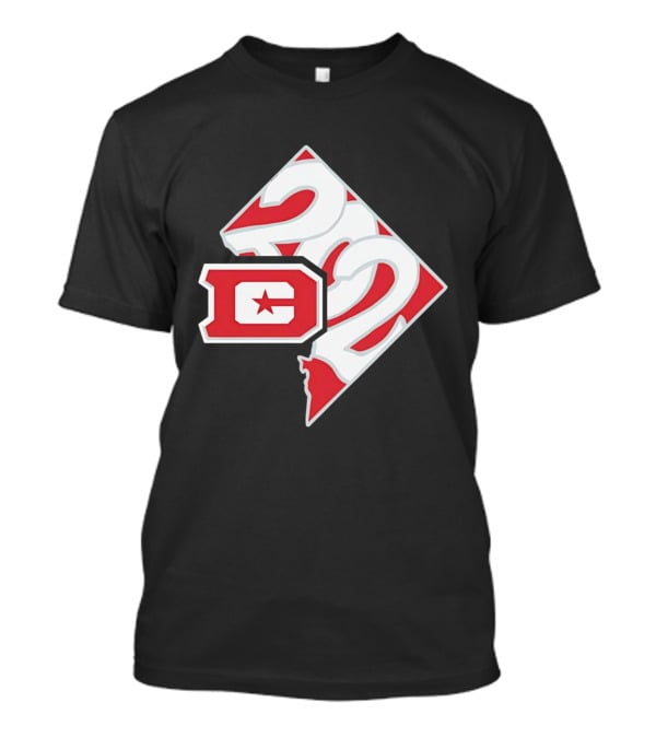 2026 UFL DC Defenders 202 Area Code Map T-Shirt