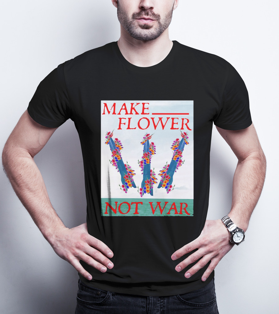 Minuteman III Make Flower Not War T-Shirt