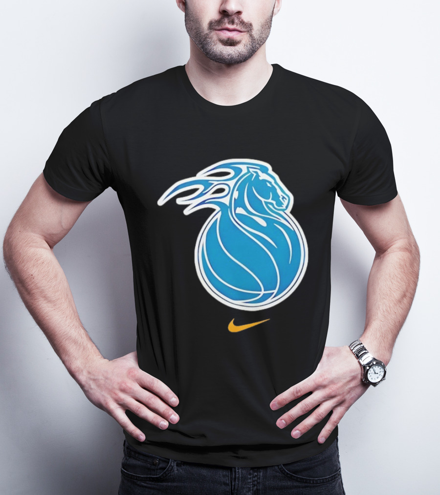 Detroit Pistons City Edition 2025 26 Nike Basketball Horse Concept T-Shirt
