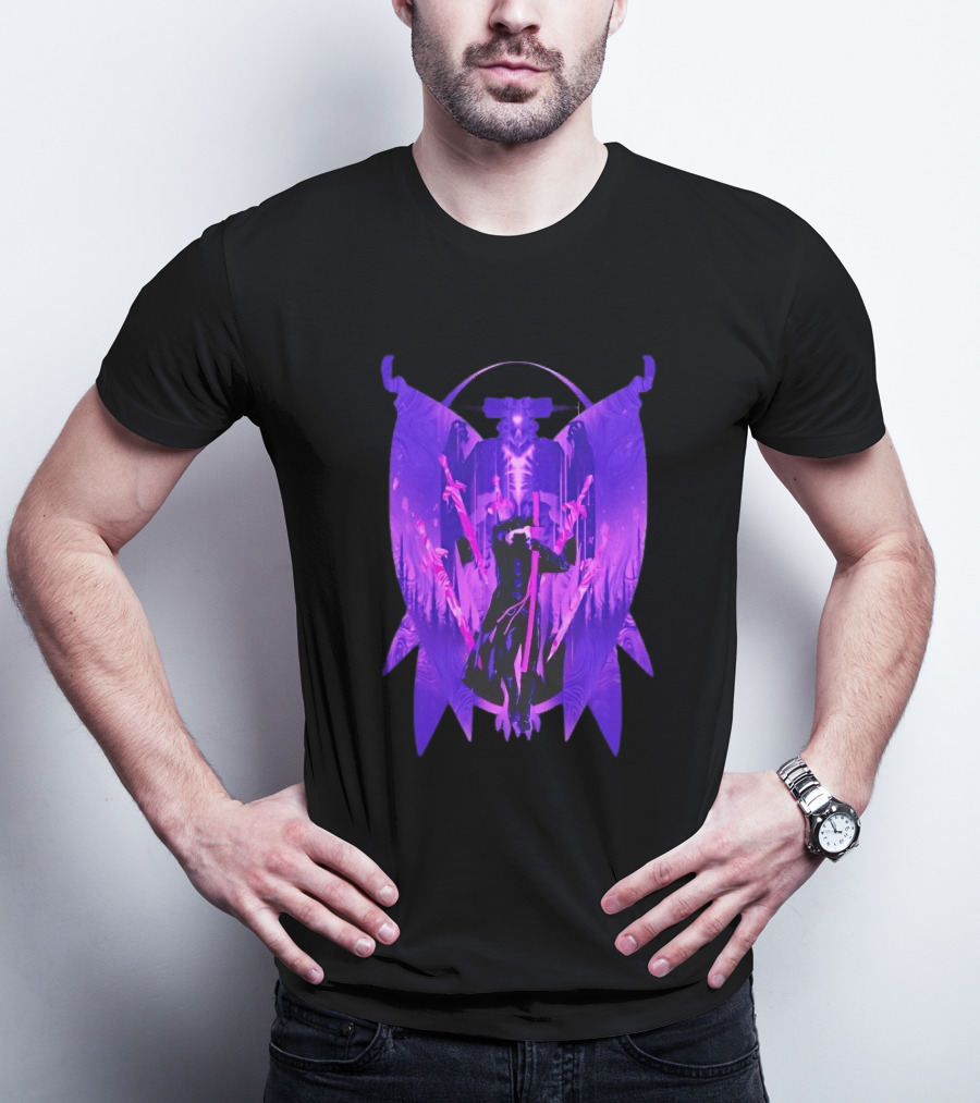 Devil May Cry Vergil Dark Aesthetic Purple Sword T-Shirt