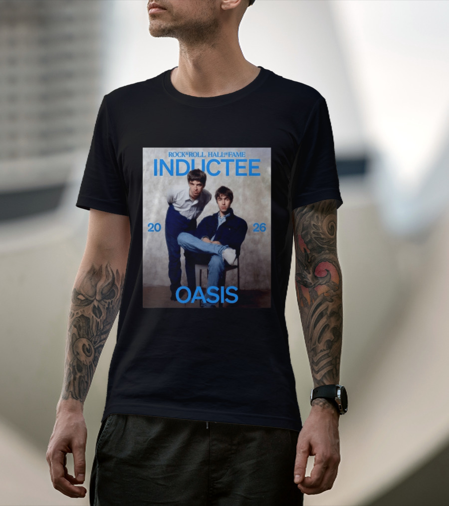 2026 Rock Roll Hall Of Fame Inductee Oasis T-Shirt