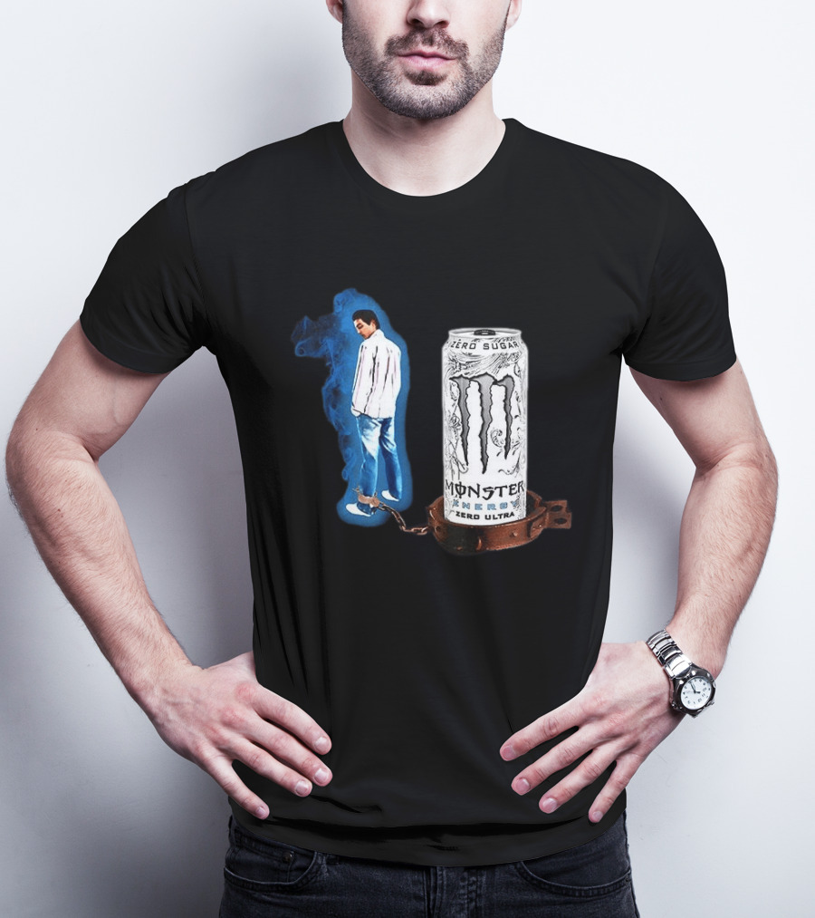 Monster Energy Zero Ultra Gekettet Meme T-Shirt
