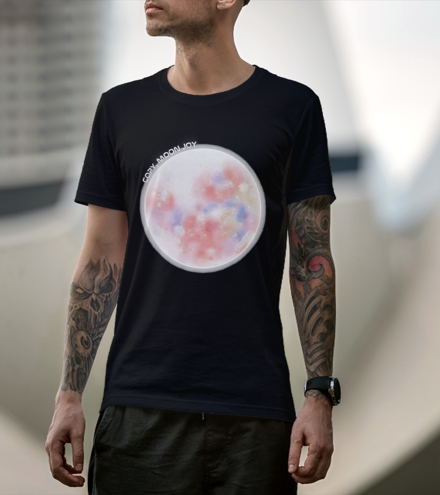 Artemis II Watercolor Copy Moon Joy T-Shirt
