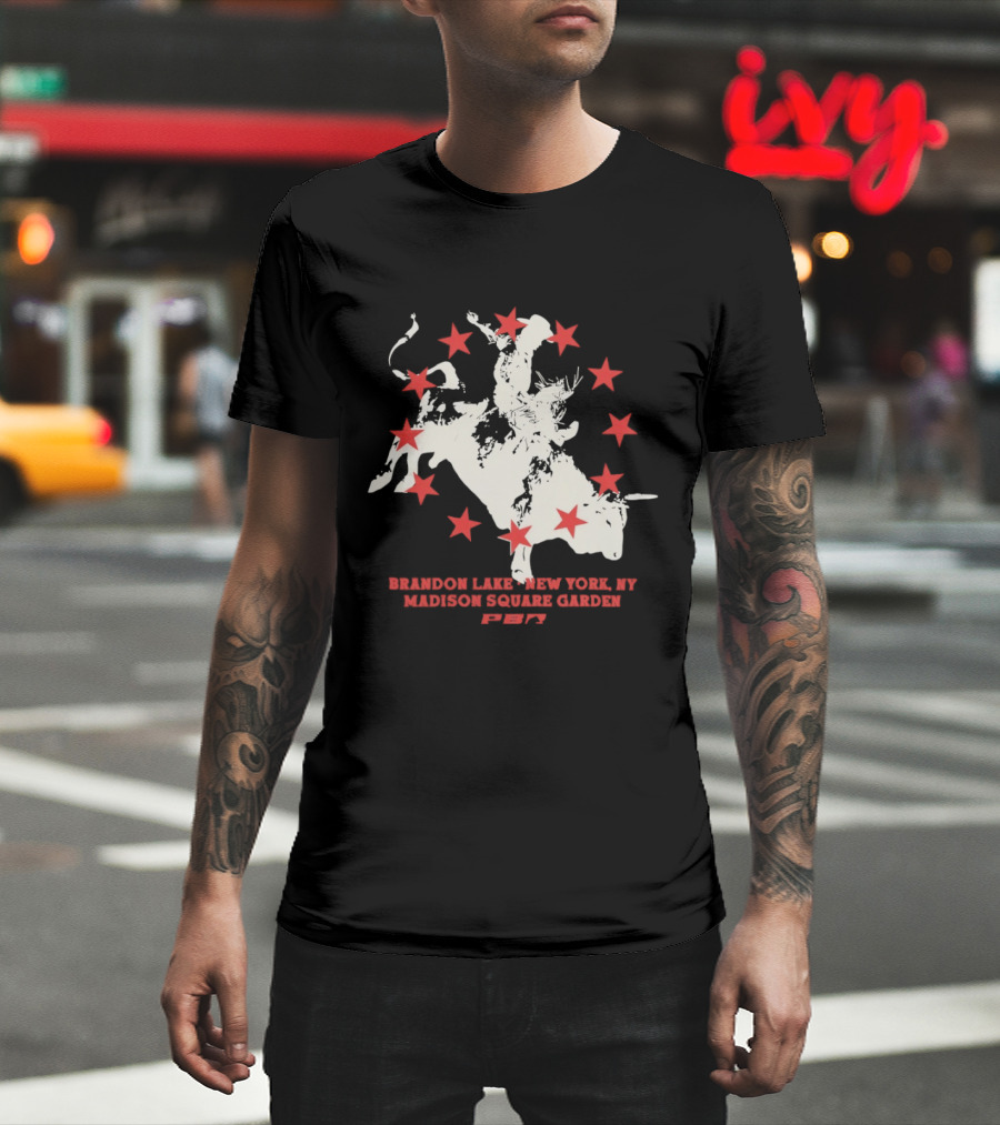 Brandon Lake New York Madison Square Garden PBR Rider Event T-Shirt