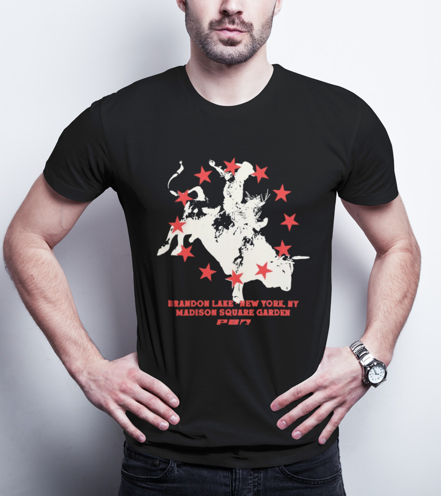 Brandon Lake New York Madison Square Garden PBR Rider Event T-Shirt