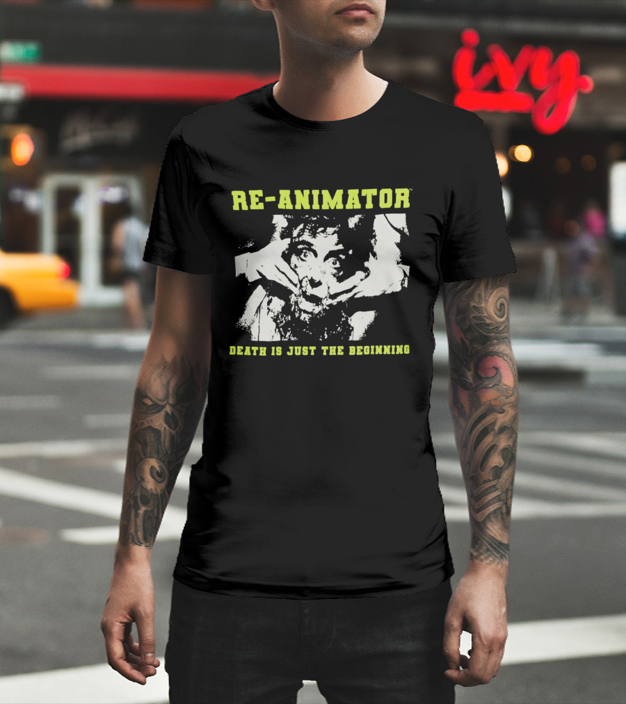 Re Animator Death Is Just The Beginning Retro Horror HPLC T-Shirt
