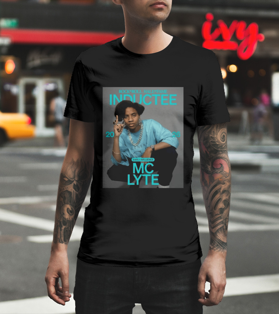 Rock Roll Hall Of Fame 2026 Inductee Early Influence Mc Lyte T-Shirt