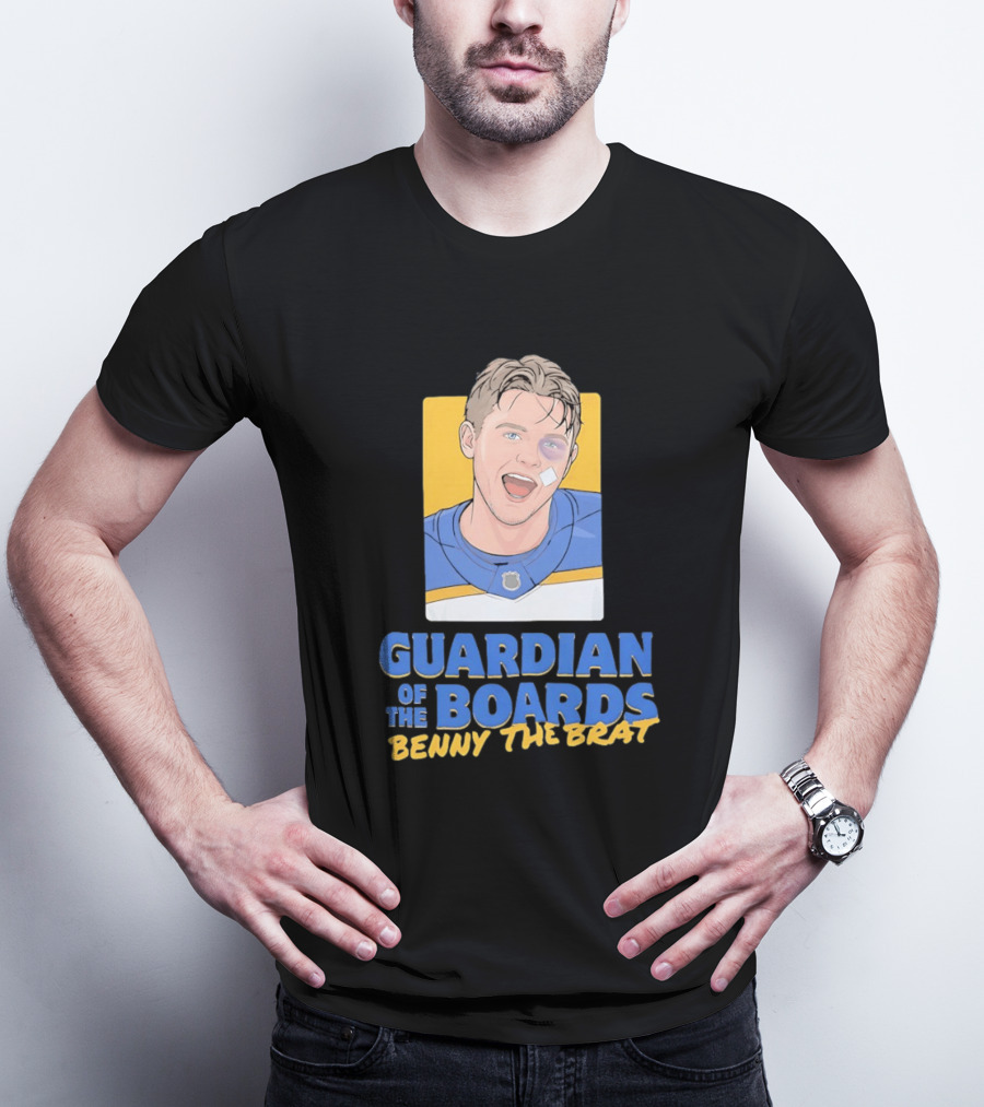 Guardian Of The Boards Benny The Brat Buffalo Sabres Hockey Player T-Shirt