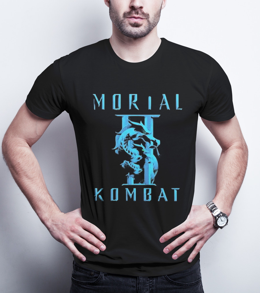 Mortal Kombat II Let The Fight Begin Dragon T-Shirt