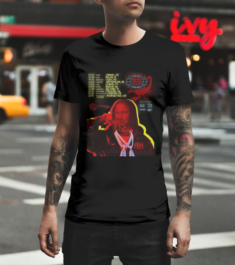 Westsidegunn Tour 2026 Supreme Blientele Flygod GXFR Buffalo Art Basel NY Theater Griselda FLYGOD WWE Picasso Gucci Musso Ferrari Sylvester T-Shirt