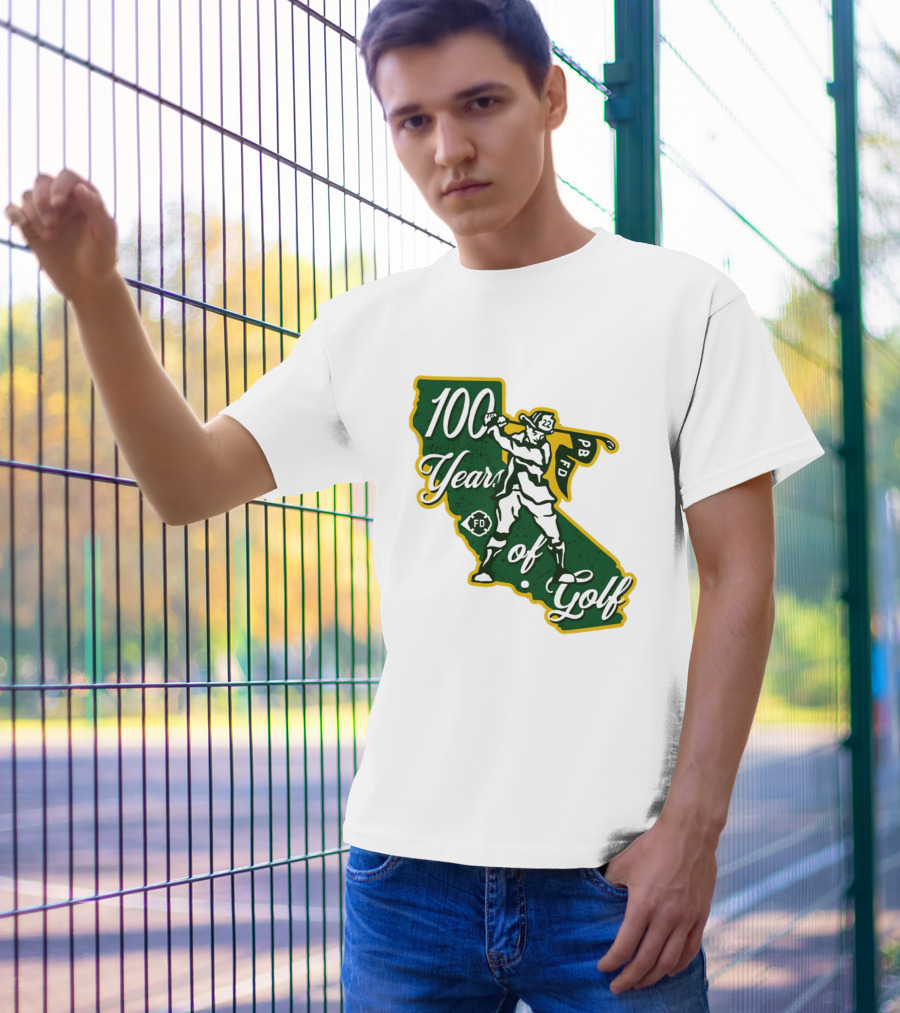100 Years Of Golf PB FD California Golfer T-Shirt