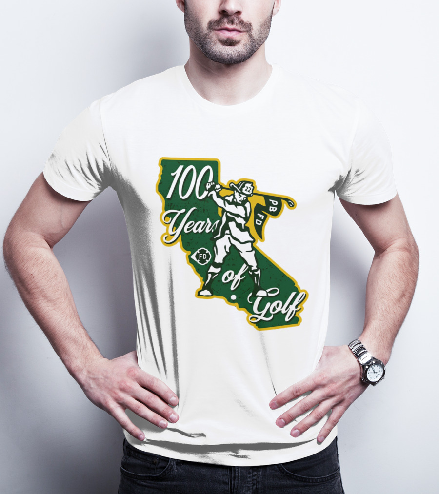 100 Years Of Golf PB FD California Golfer T-Shirt