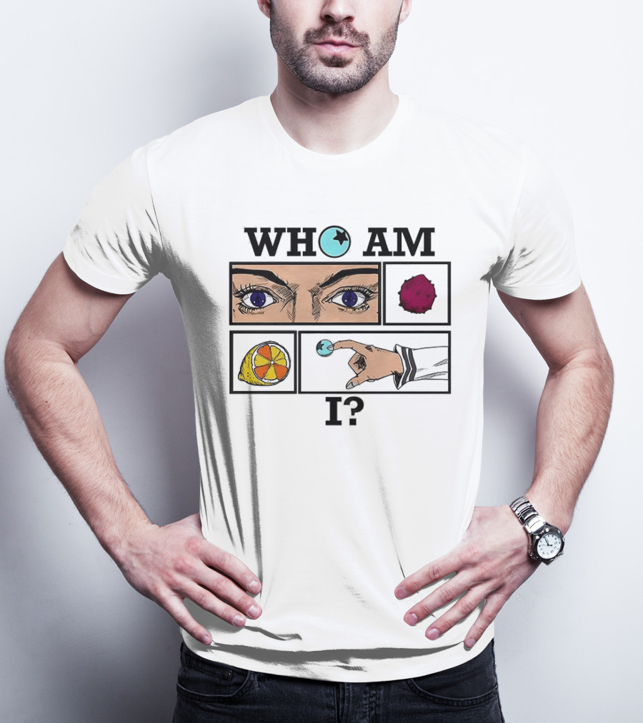 Who Am I JoJolion Eyes Citrus And Hand With Ball T-Shirt