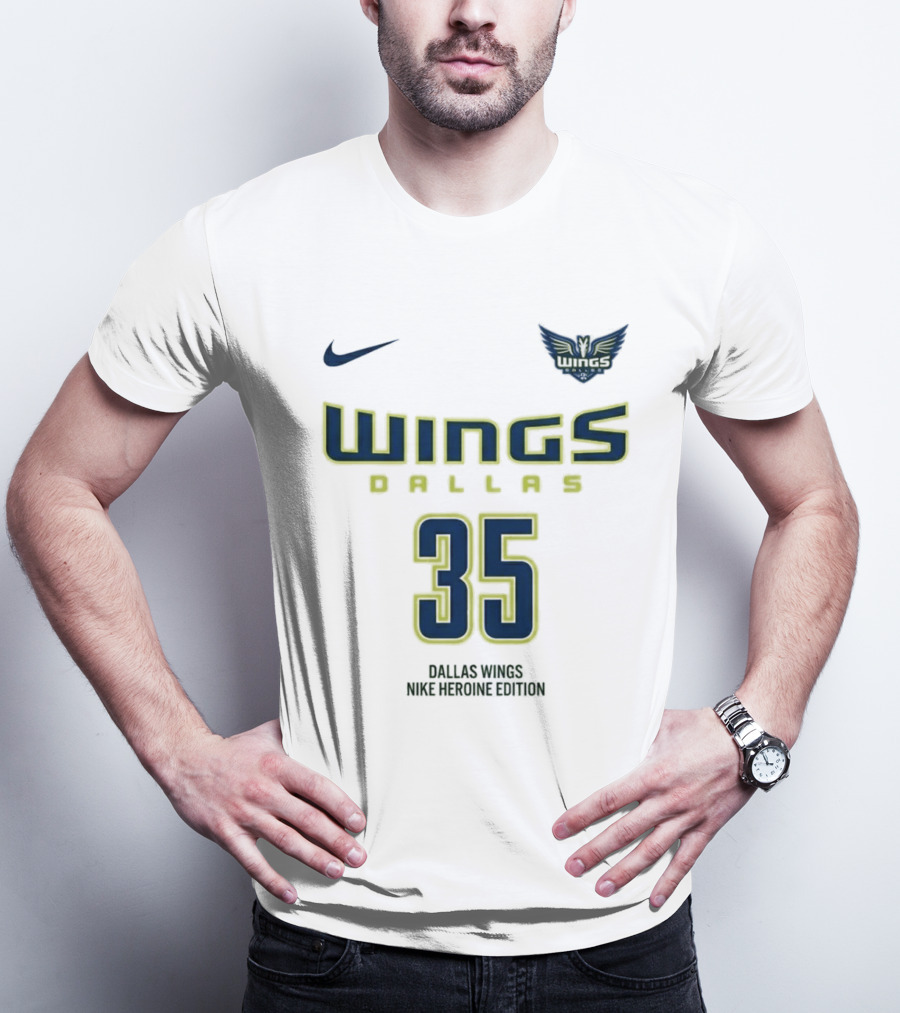 Wings Dallas Big Texas 35 Nike Heritage Edition T-Shirt