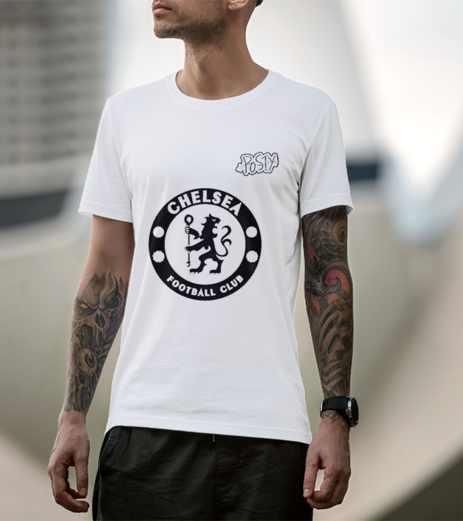 Chelsea Football Club Post Malone The Big Ass World Tour Collaboration T-Shirt