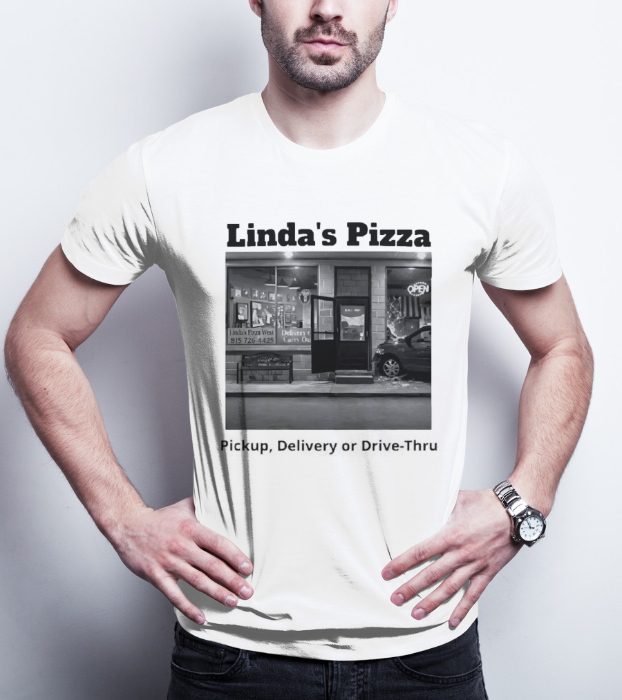 Linda's Pizza West Pickup Delivery Carry Out Near 815 726 4425 Open Late Night T-Shirt