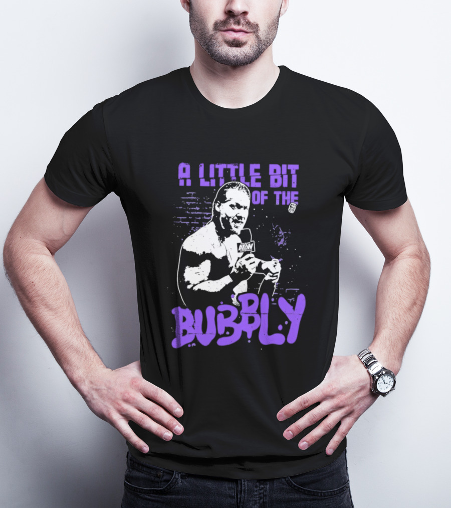 AEW Chris Jericho A Little Bit Of The Bubbly T-Shirt