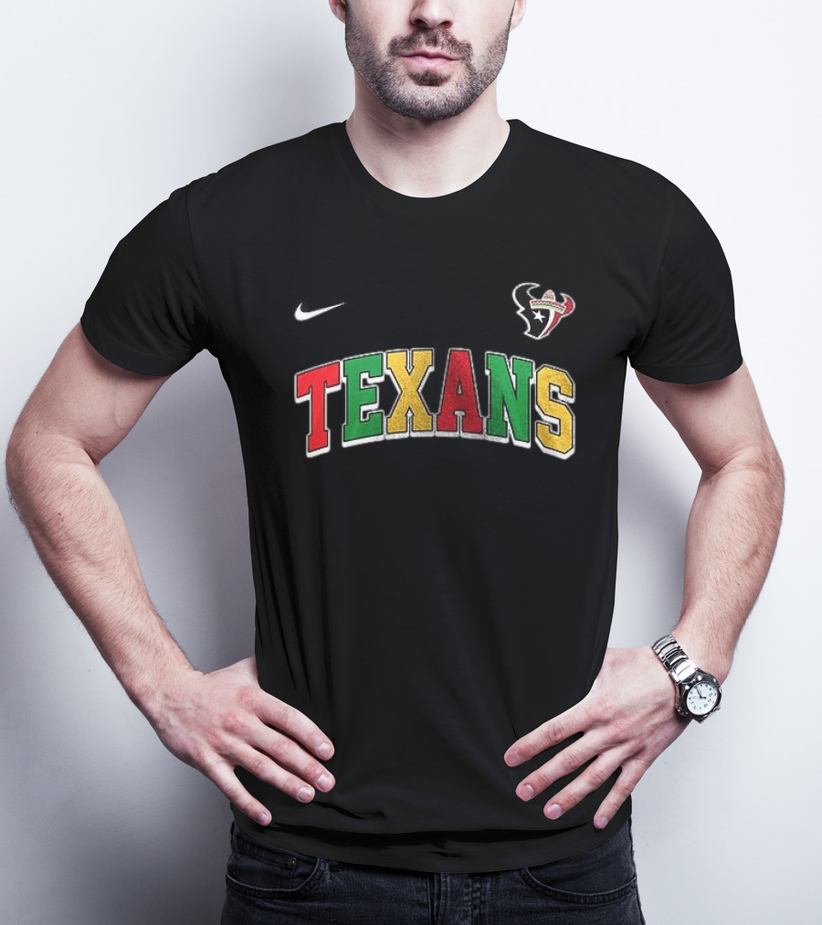 Houston Texans Cinco De Drinko Bitchachos Skeleton Tex Mex Vibes T-Shirt