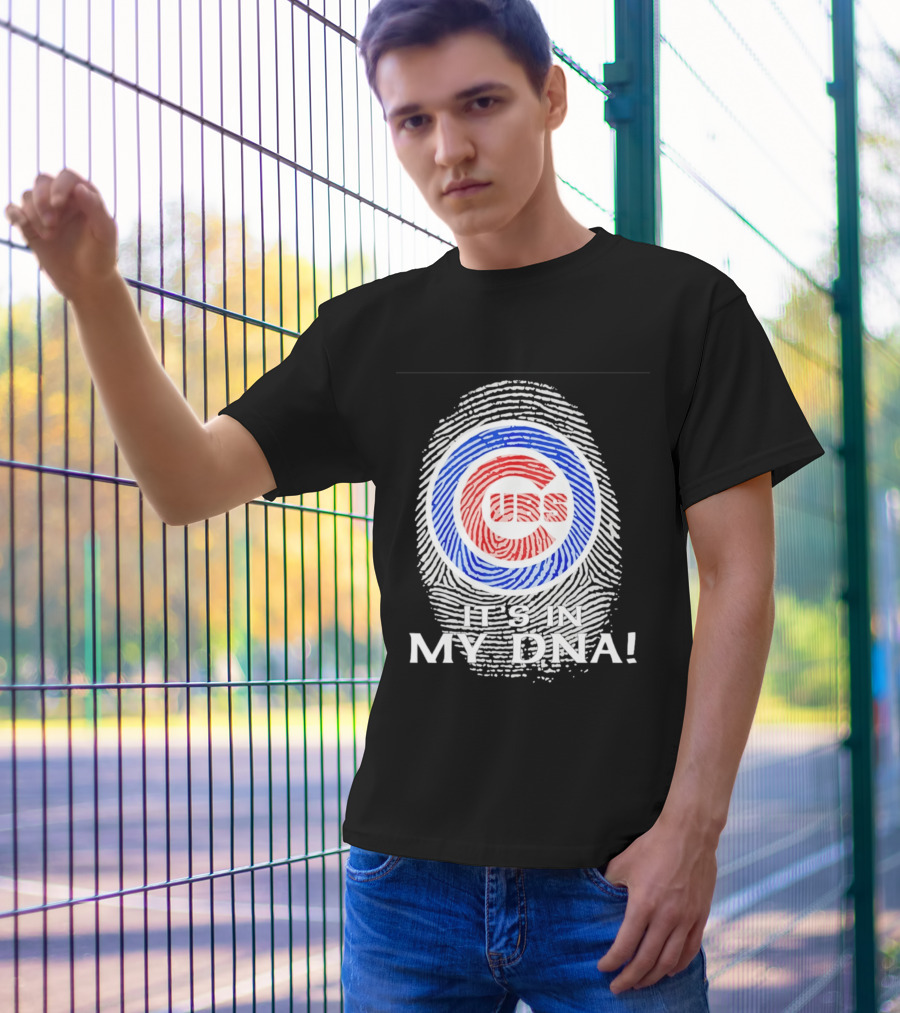 Chicago Cubs DNA Fingerprint It's In My DNA T-Shirt