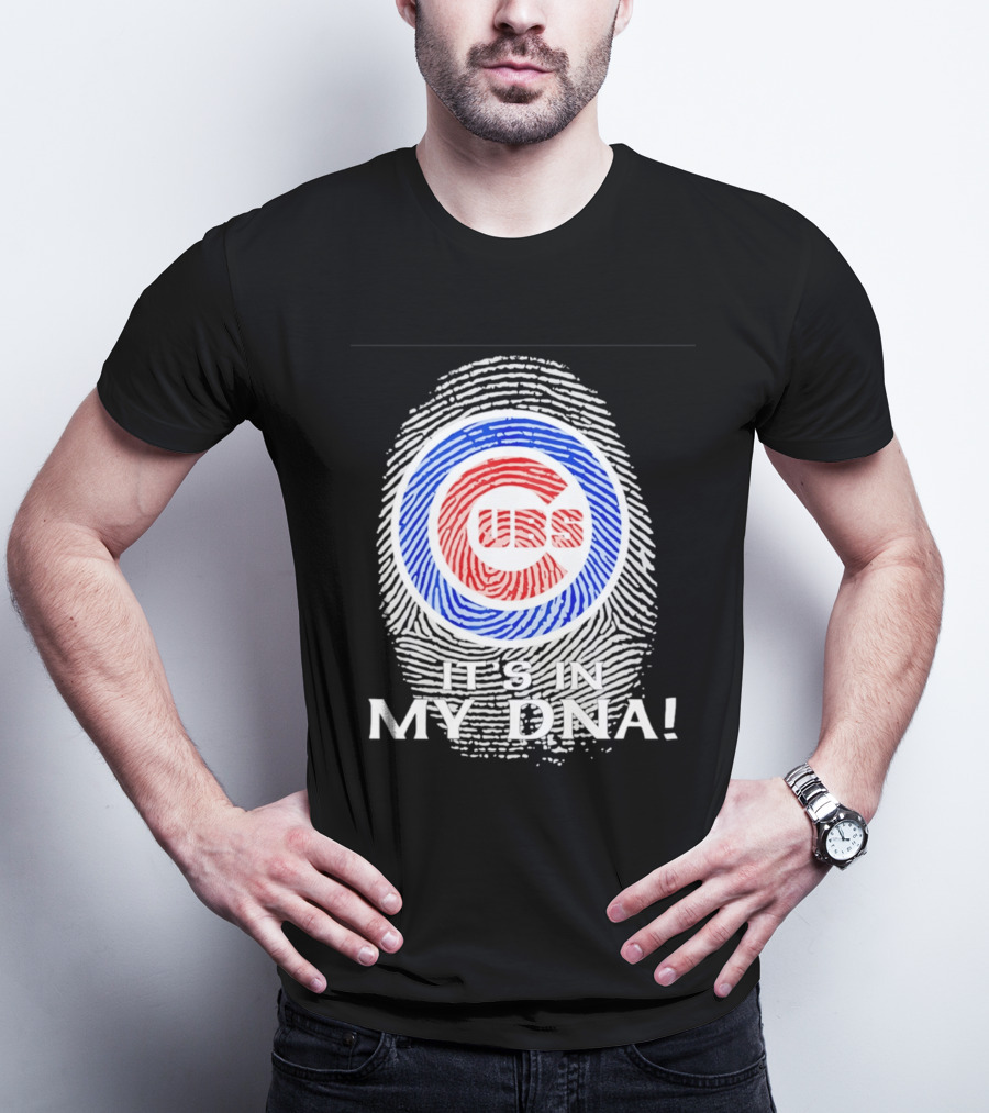 Chicago Cubs DNA Fingerprint It's In My DNA T-Shirt