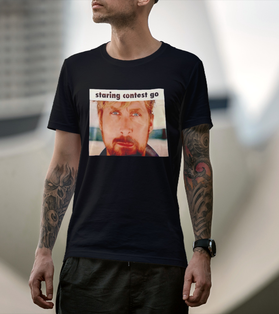 Ryan Gosling Staring Contest Go T-Shirt