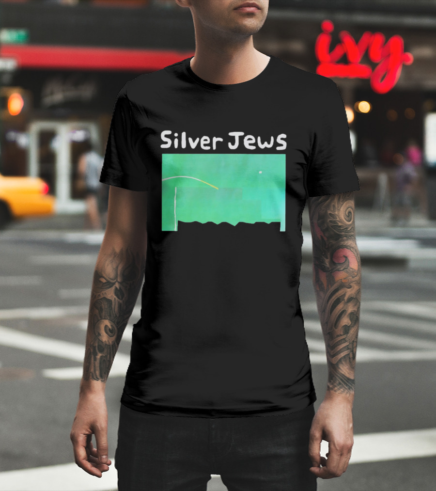 Silver Jews Green Abstract T-Shirt