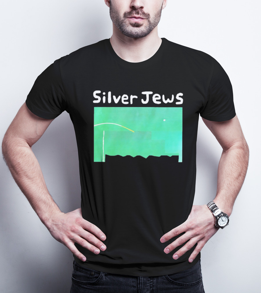 Silver Jews Green Abstract T-Shirt