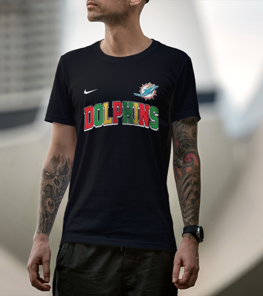Miami Dolphins Cinco De Drinko Bitchachos Skeleton Nike T-Shirt