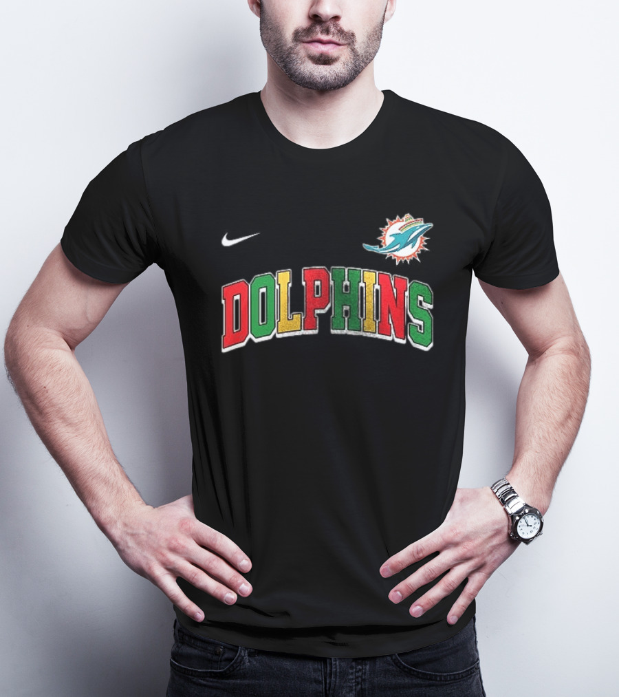 Miami Dolphins Cinco De Drinko Bitchachos Skeleton Nike T-Shirt