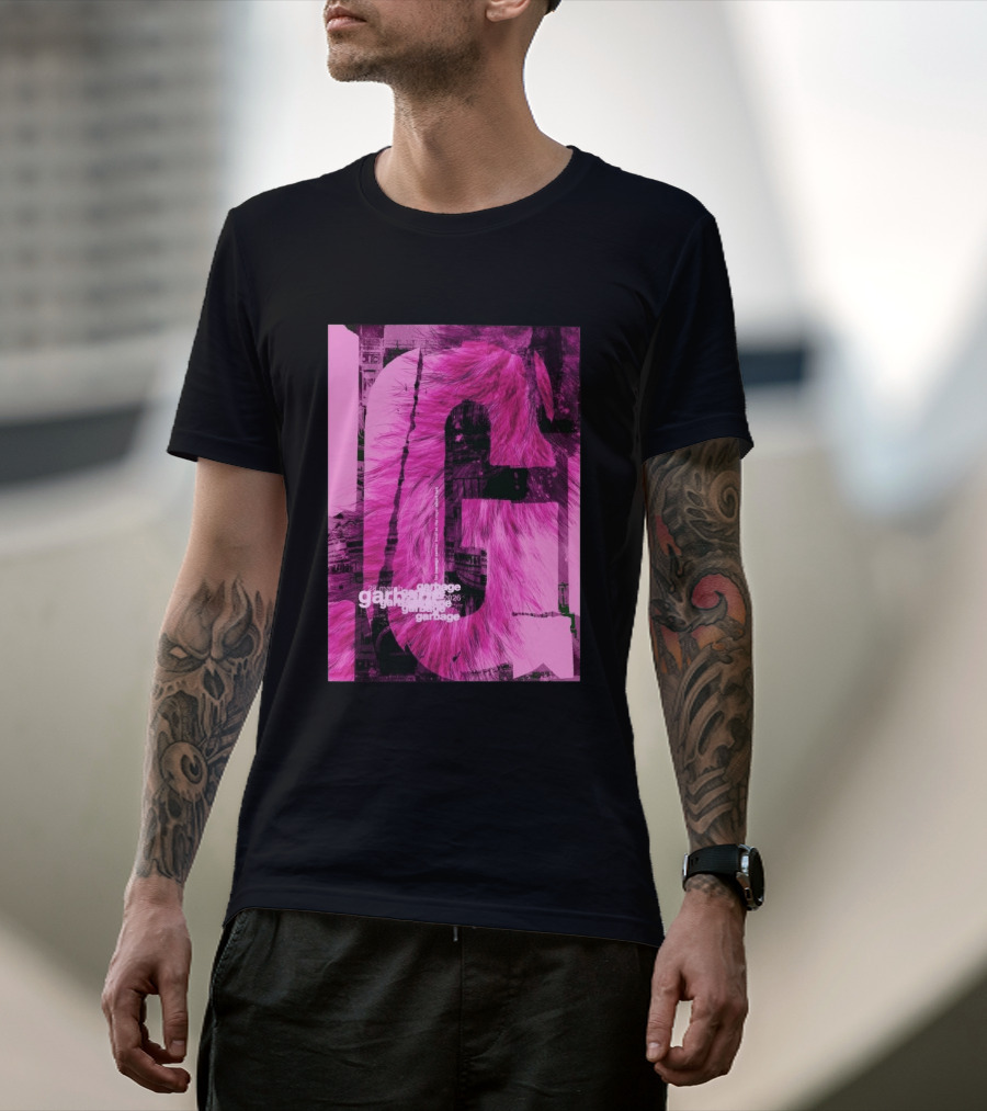 Garbage Royal Albert Hall April 2026 Tour Pink Fur T-Shirt