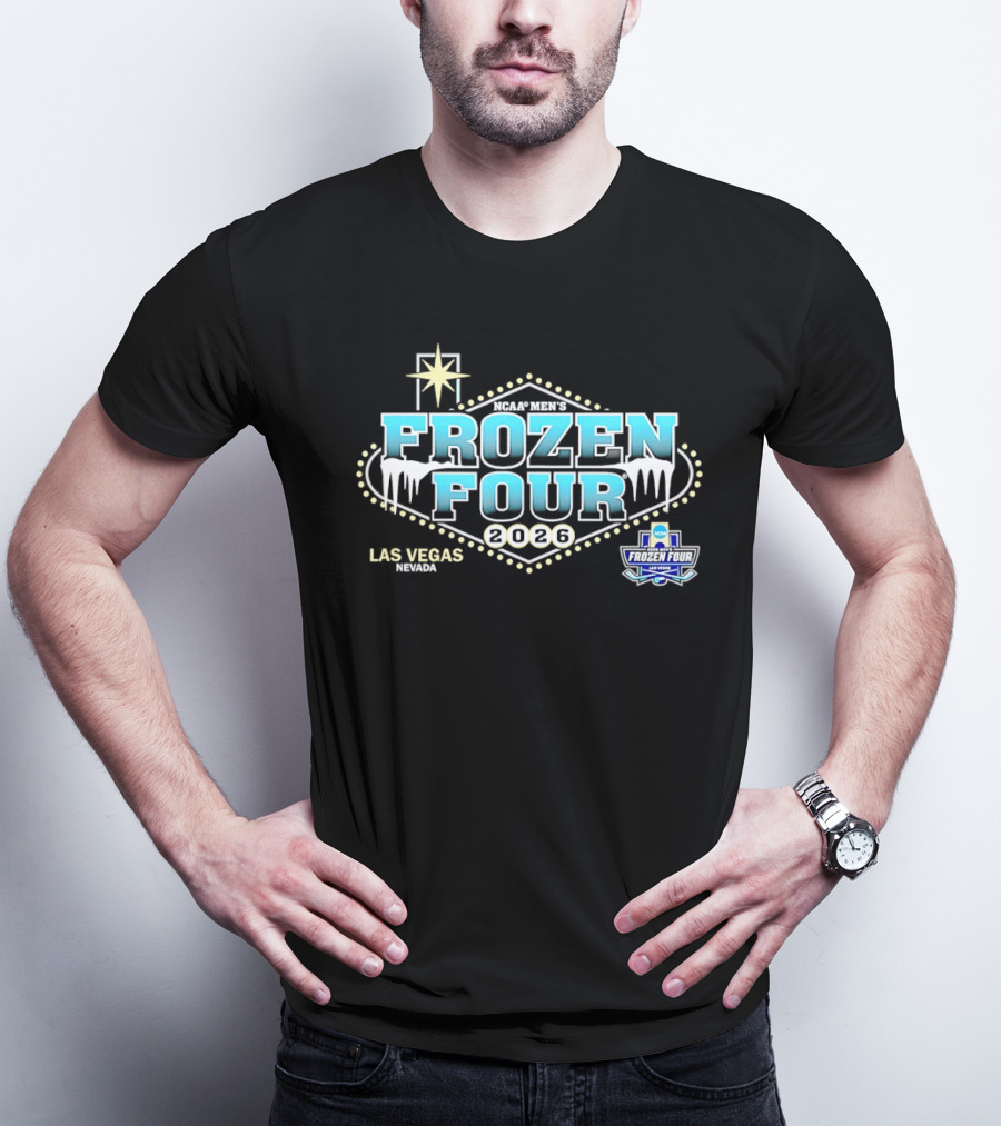 NCAA Frozen Four 2026 Men's Hockey Las Vegas March Madness Event T-Shirt