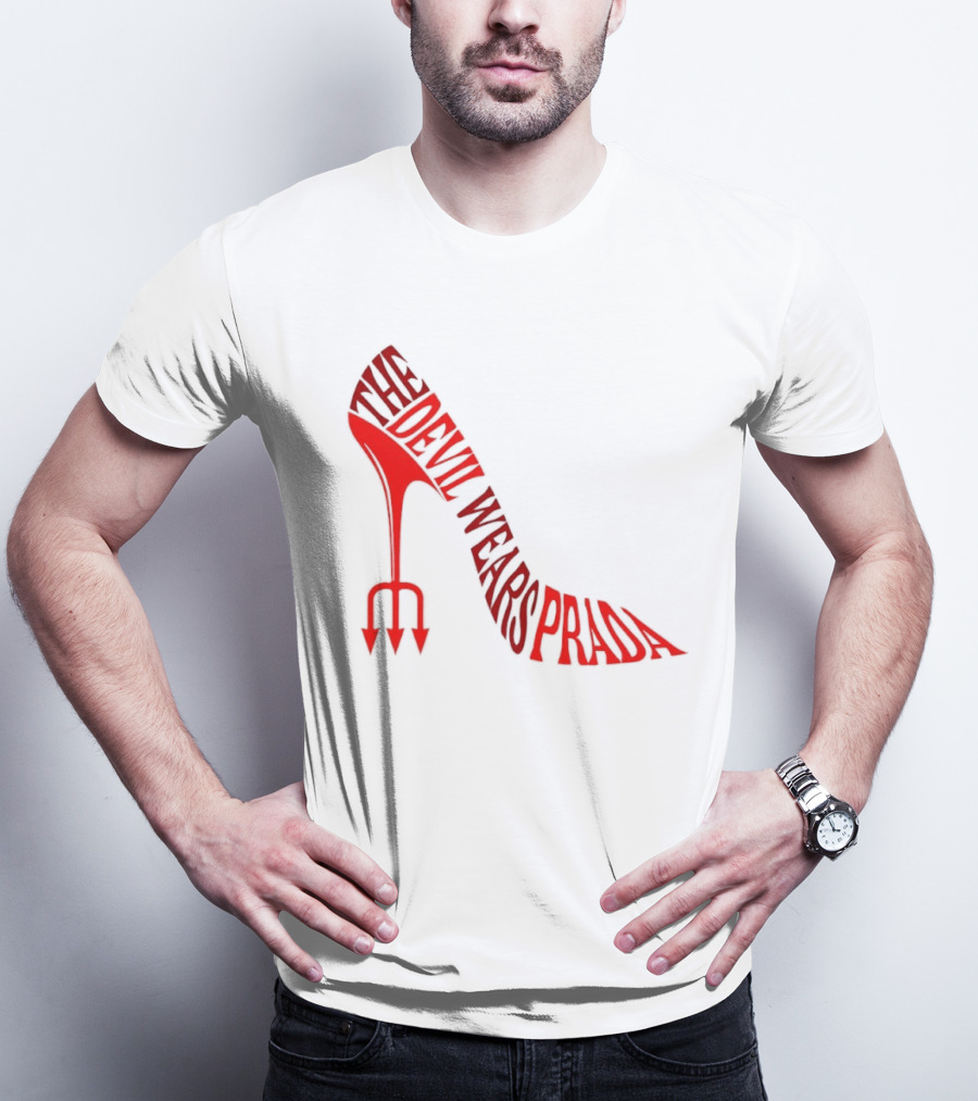 The Devil Wears Prada Red Shoe High Heel Trident T-Shirt