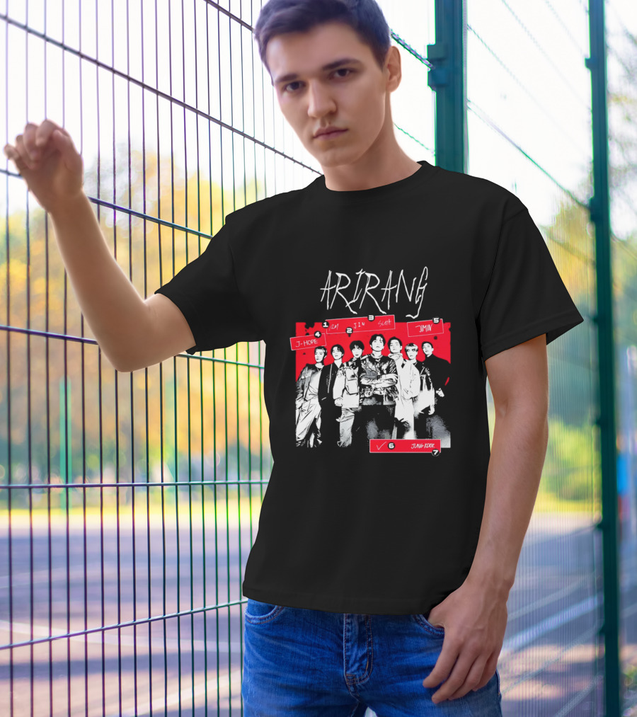 Arirang 2026 J Hope RM Jin Suga Jimin Jung Kook T-Shirt