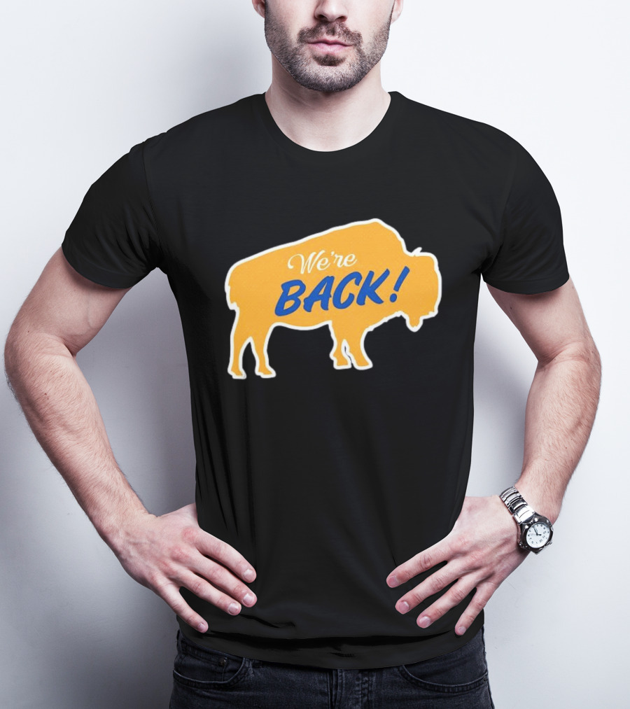 Buffalo Sabres NHL We're Back Bison T-Shirt
