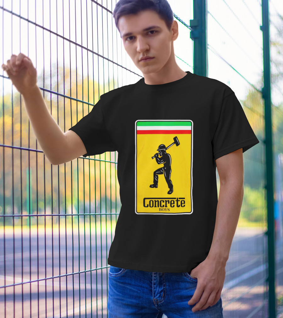 Concrete Boys Lil Yachty Scuderia Bold Graphic Worker T-Shirt