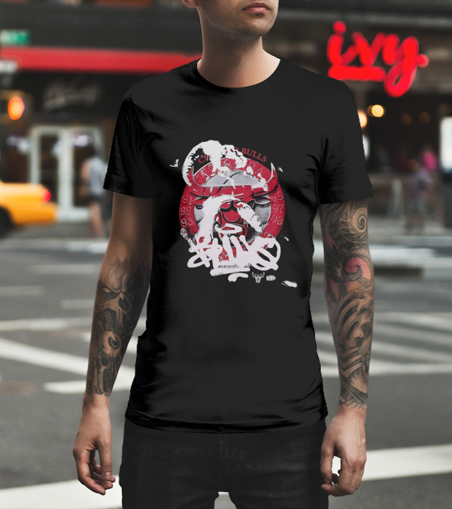 Chicago Bulls Dynasty Champions 91 92 93 96 97 98 T-Shirt
