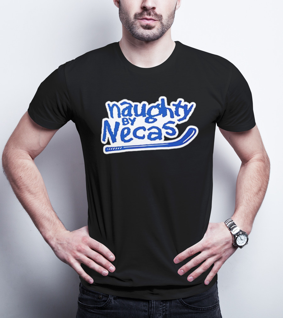 Martin Nečas Naughty By Necas Hockey T-Shirt