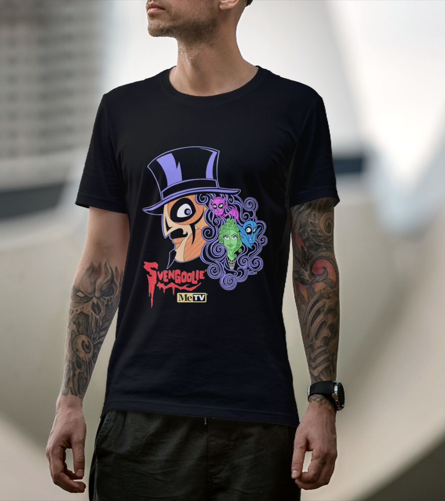 Svengoolie MeTV Horror Host Character Cartoon T-Shirt
