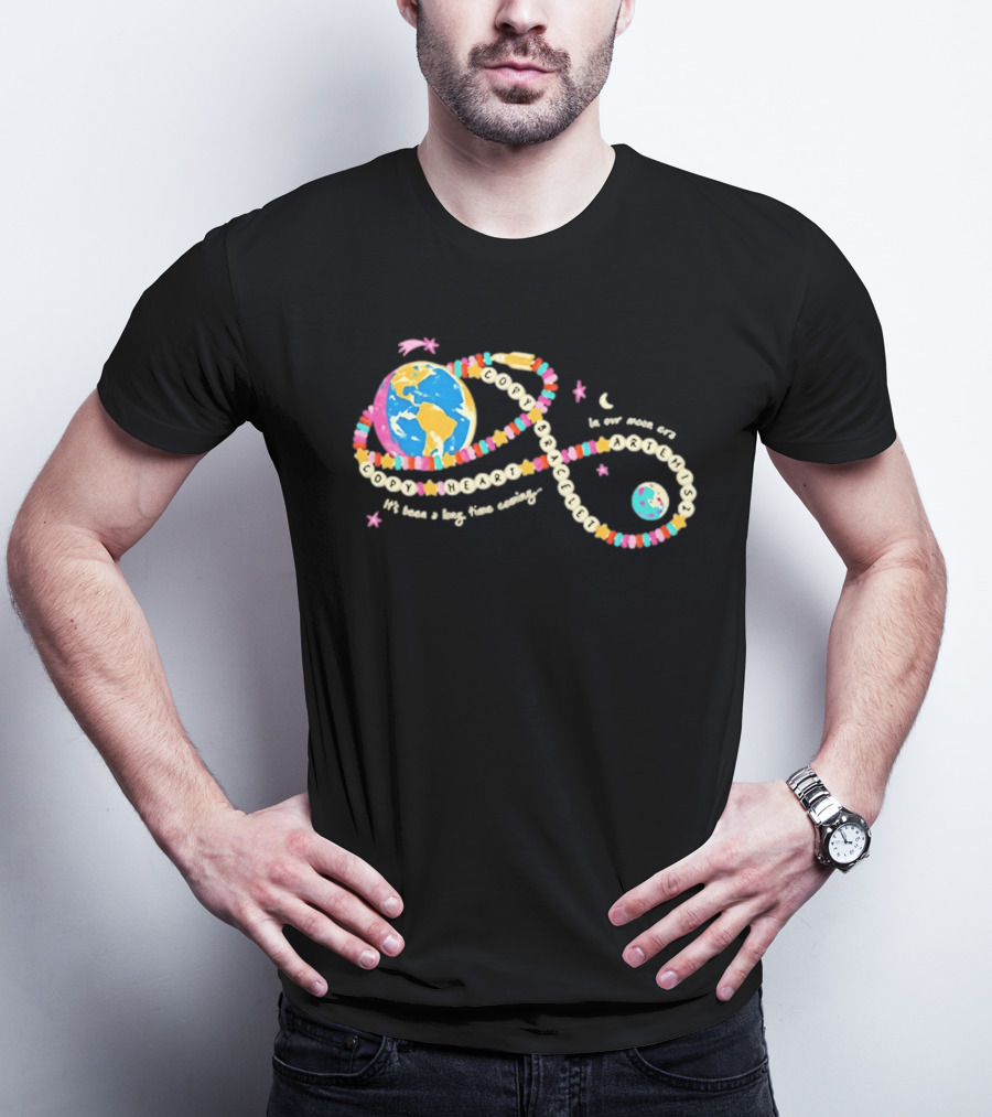 Copy Heart Copy Bracelet Artemis II NASA Mission It's Been A Long Road Coming T-Shirt
