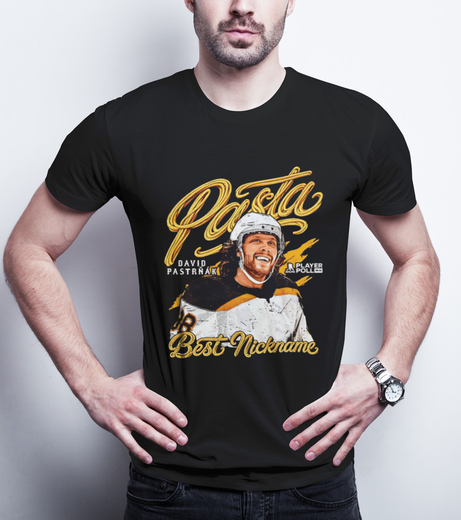 Pasta David Pastrnak Boston Best Nickname Player Profile T-Shirt