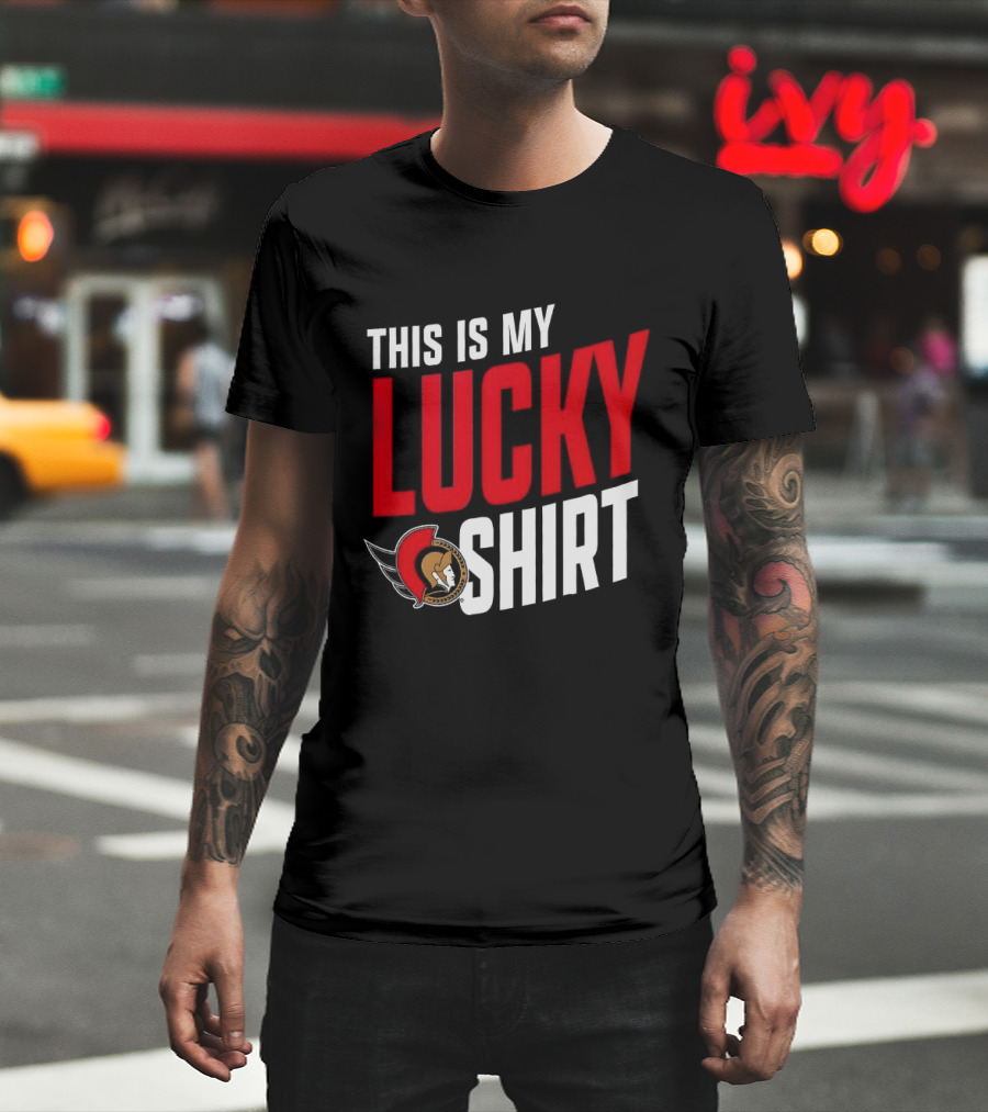 Ottawa Senators NHL This Is My Lucky T-Shirt