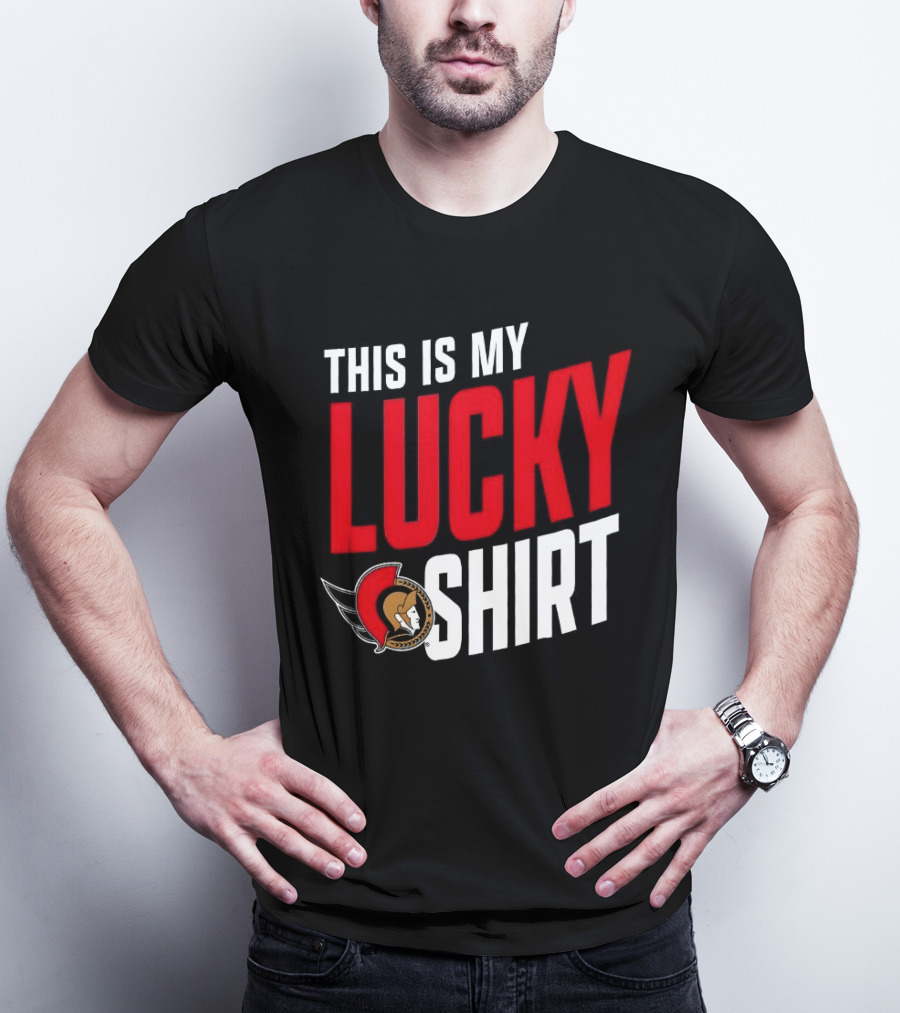 Ottawa Senators NHL This Is My Lucky T-Shirt